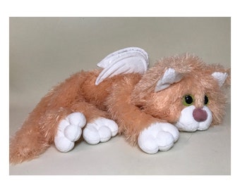 Angel Cat Plush - Etsy