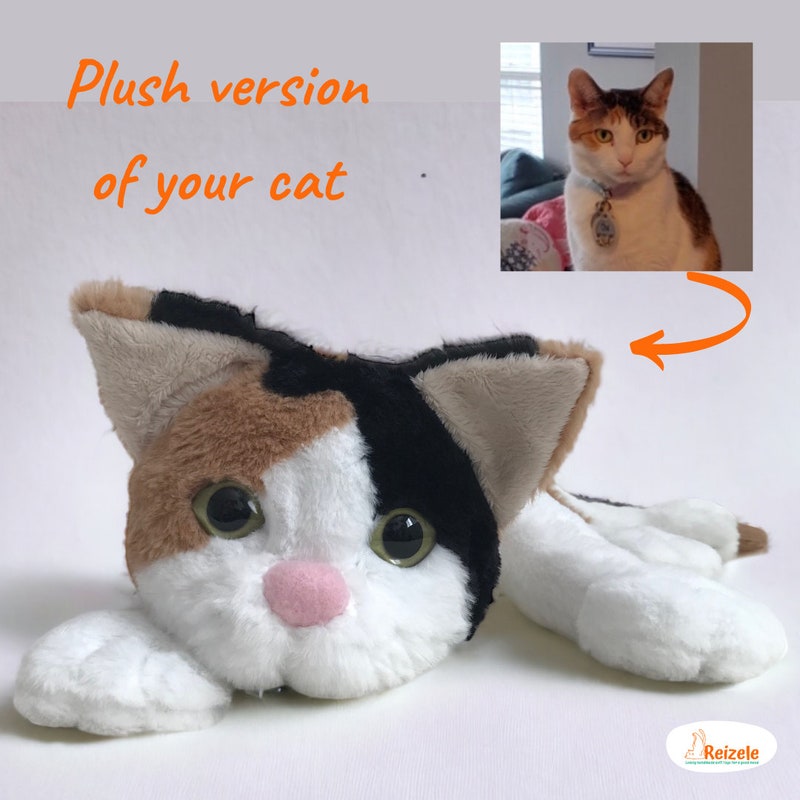 Custom Cat Plush - Etsy