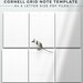 SIMPLE Cornell Grid Note Template A4 & LETTER Printable - Etsy