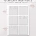 MONO Voca Sticky Notes iPad Sticky Note, Digital Planner, Goodnotes ...
