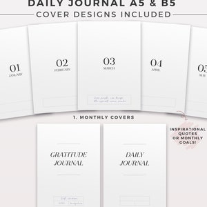 BAY LEAF Daily Journal | A5 & B5 | 2-in-1 Journal | Two Days on One ...