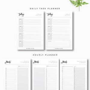Perfect Plan Kit, Printable Planner Bundle, Modern Life Organizer ...