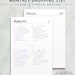 SO SIMPLE Shopping List Monthly Shopping Planner Printable - Etsy