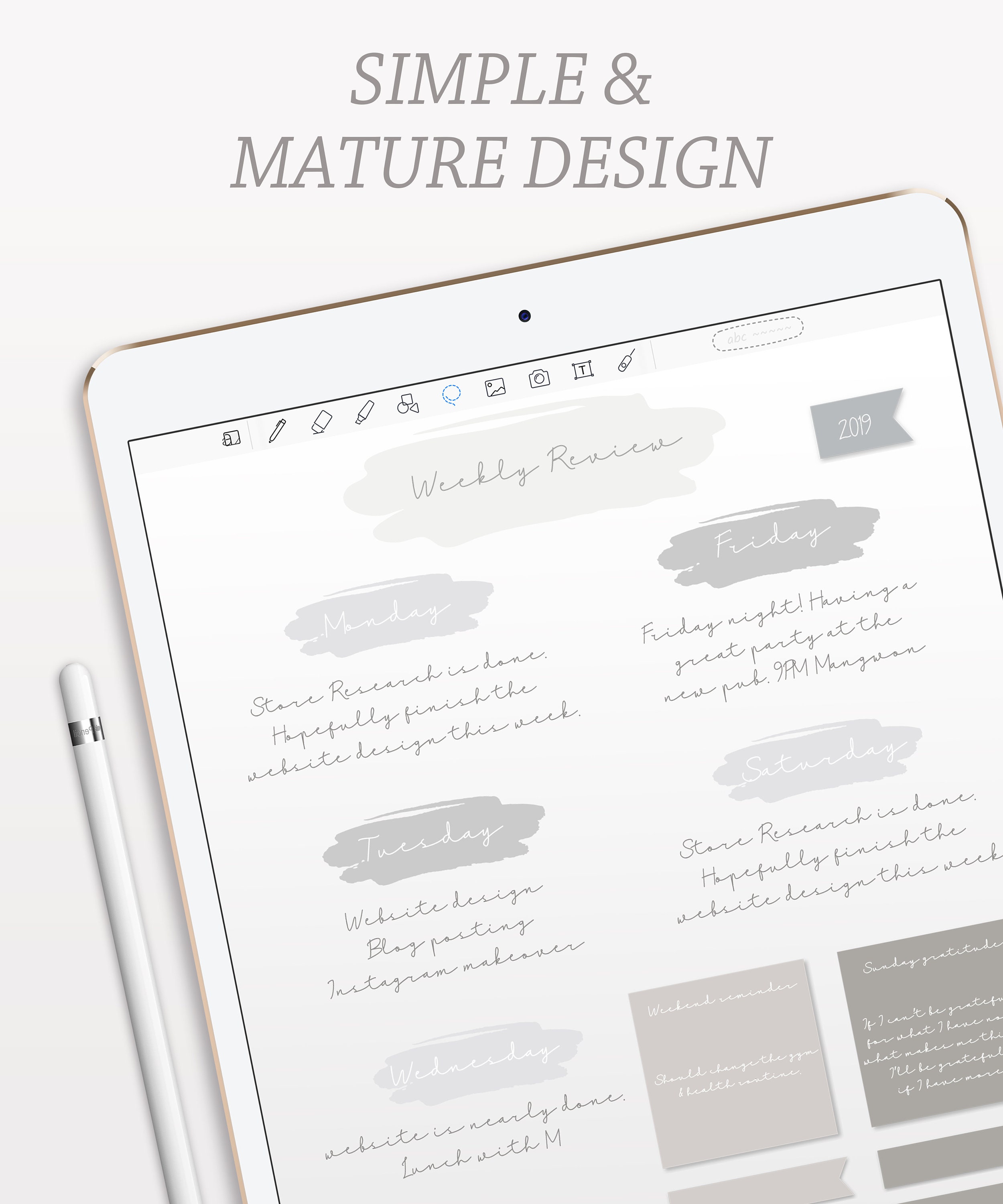 6 NEUTRAL PASTEL Digital Sticky Notes Pack Goodnotes Sticker - Etsy