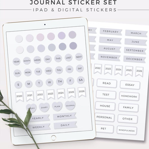 12 Neutral Sticky Notes Ipad Sticky Note Digital Planner - Etsy UK