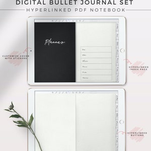 RUSTIC BLACK Digital Bullet Journal Kit | Digital Planner, iPad ...