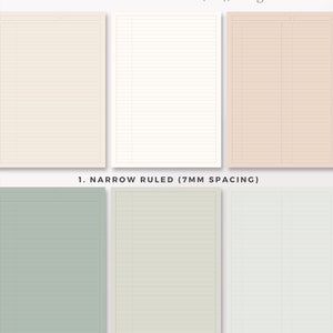 NEUTRAL Digital Note Template | Neutral Goodnotes Template | Digital ...