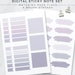FALL LAVENDER Digital Sticky Note Set Neutral Sticky Notes - Etsy