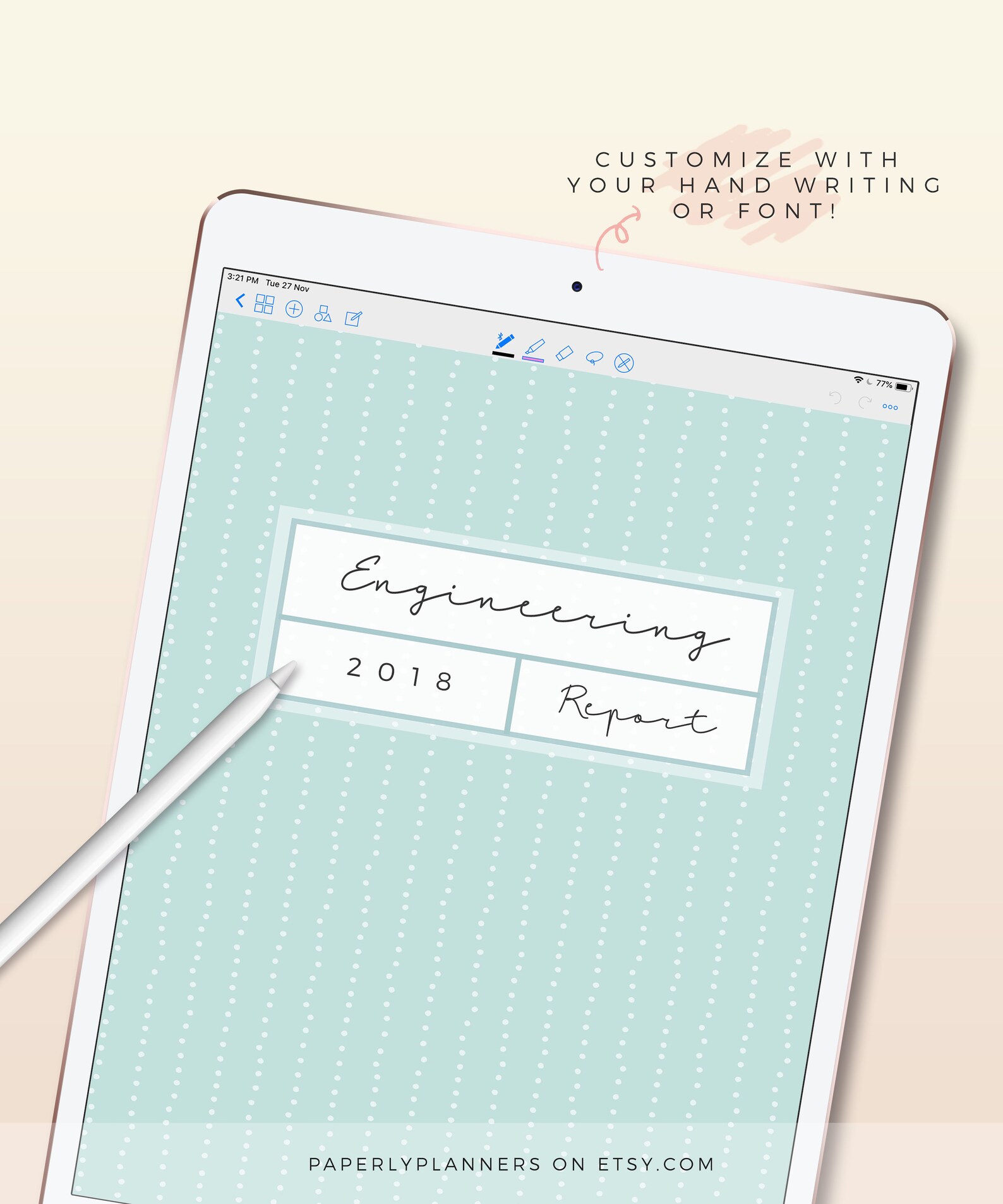 12 Pastel Digital Note Covers | iPad Sticky Notes | Goodnotes Template ...