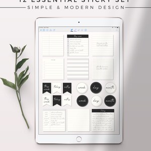 12 Essential Digital Sticky Notes | iPad Sticky Note, Digital Planner ...
