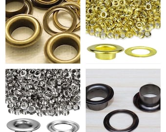 Leather eyelets | Etsy