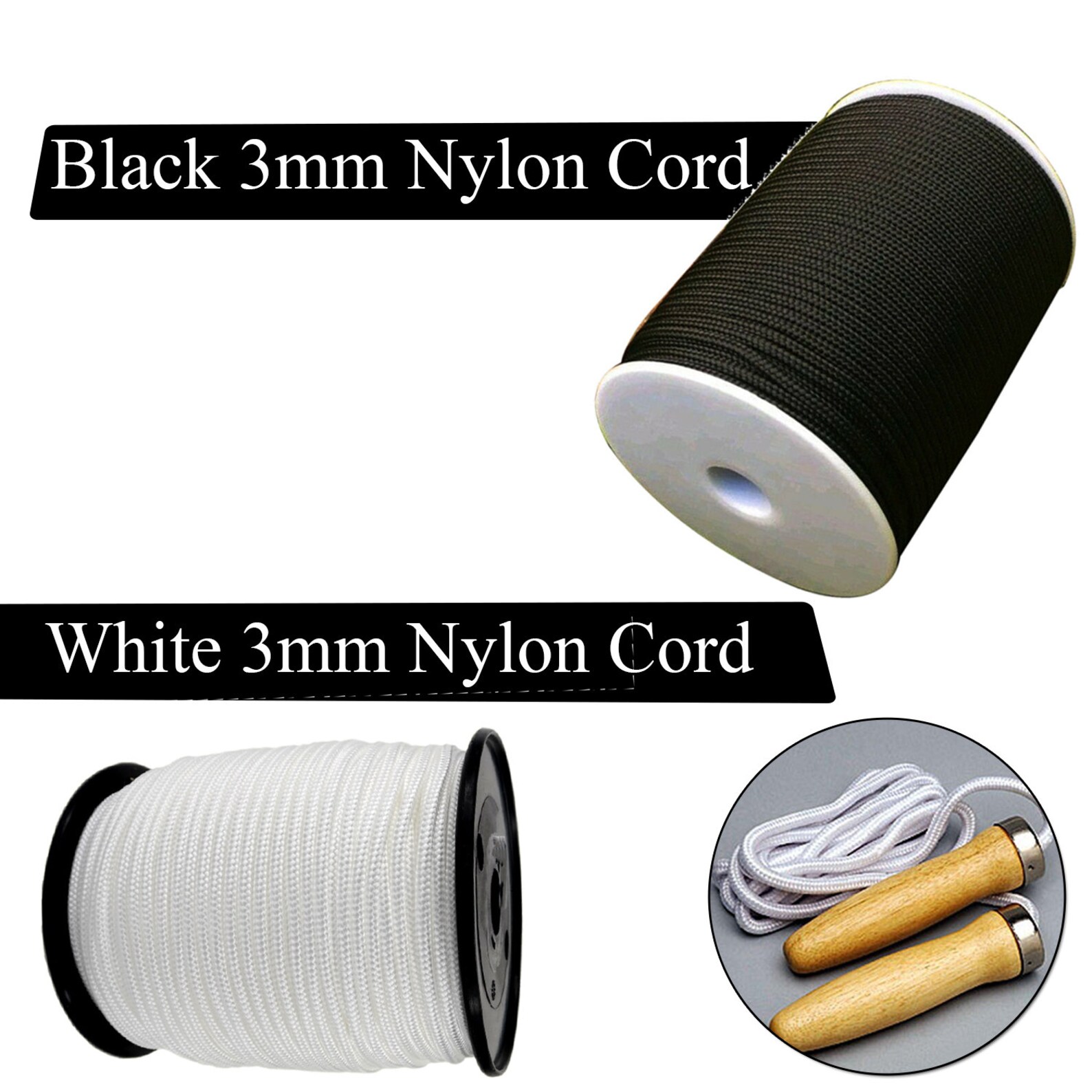 3mm Nylon Cord Rope Curtain Track Braided Thread Swish - Etsy