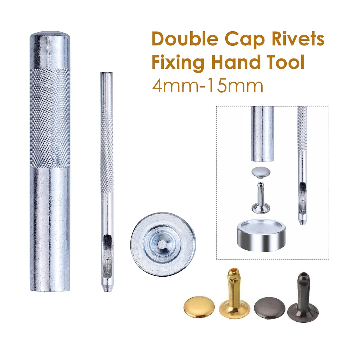 Double Cap Rivets Fixing Tool Kit Tubular Rivets Fixing Hand Tool Set ...