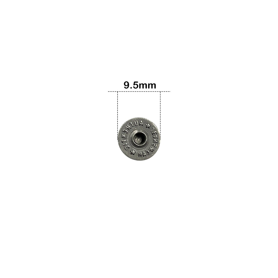 9.5mm Copper/gunmetal Denim Rivets Jeans Button Replacement - Etsy UK