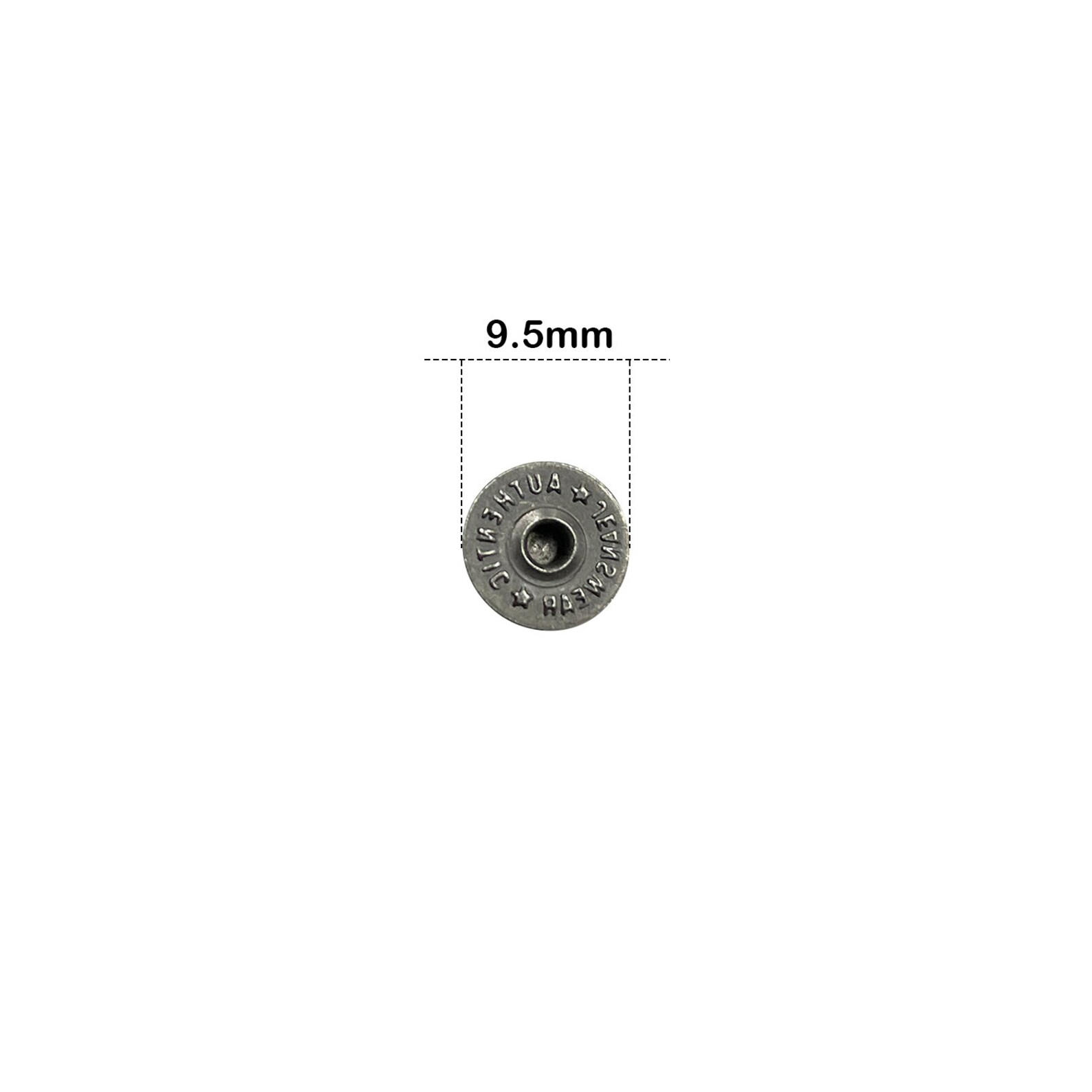 9.5mm Copper/gunmetal Denim Rivets Jeans Button Replacement - Etsy UK