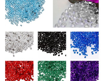 36 Royal Blue Acrylic Gems 25 Carat Each Wedding - Etsy