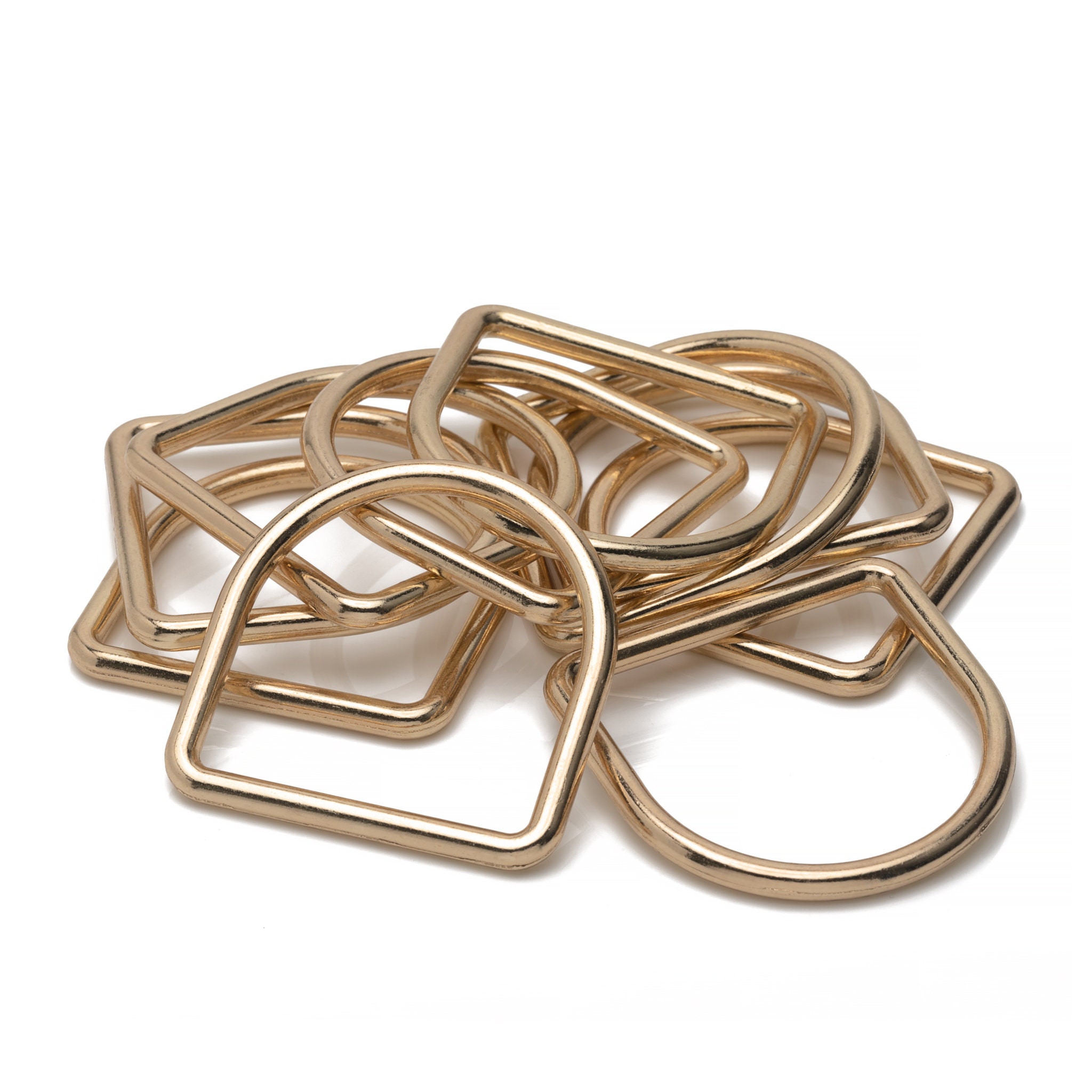 Solid Welded Metal D Ring Fasteners Durable Buckle for Hand - Etsy UK