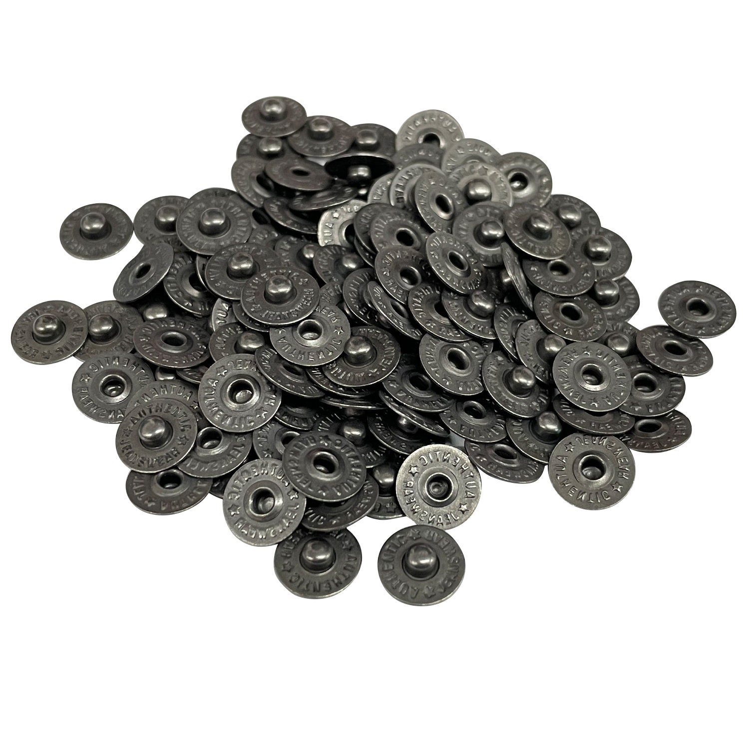 9.5mm Copper/gunmetal Denim Rivets Jeans Button Replacement - Etsy UK
