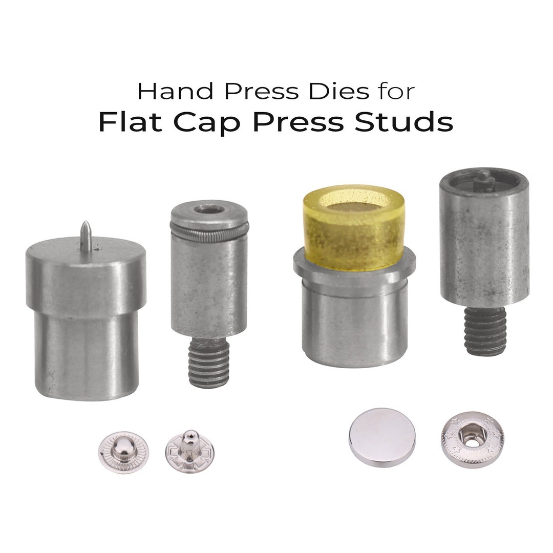 10mm-15mm Flat Cap S Spring Press Studs Setting Dies for Green Hand ...