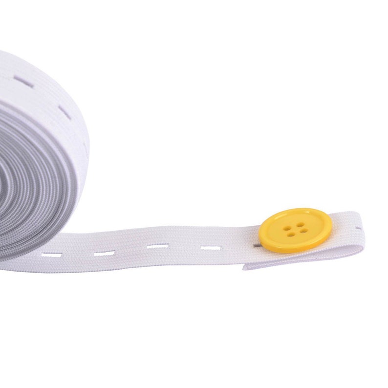 25mm Button Hole Elastic Tape Stretchable Cord for Trouser - Etsy UK