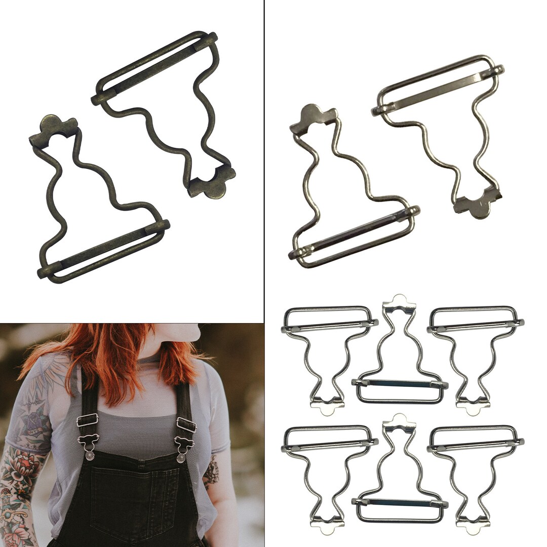 30mm Dungaree Buckle Rectangle Metal Clip Slider Overall Fasteners for ...
