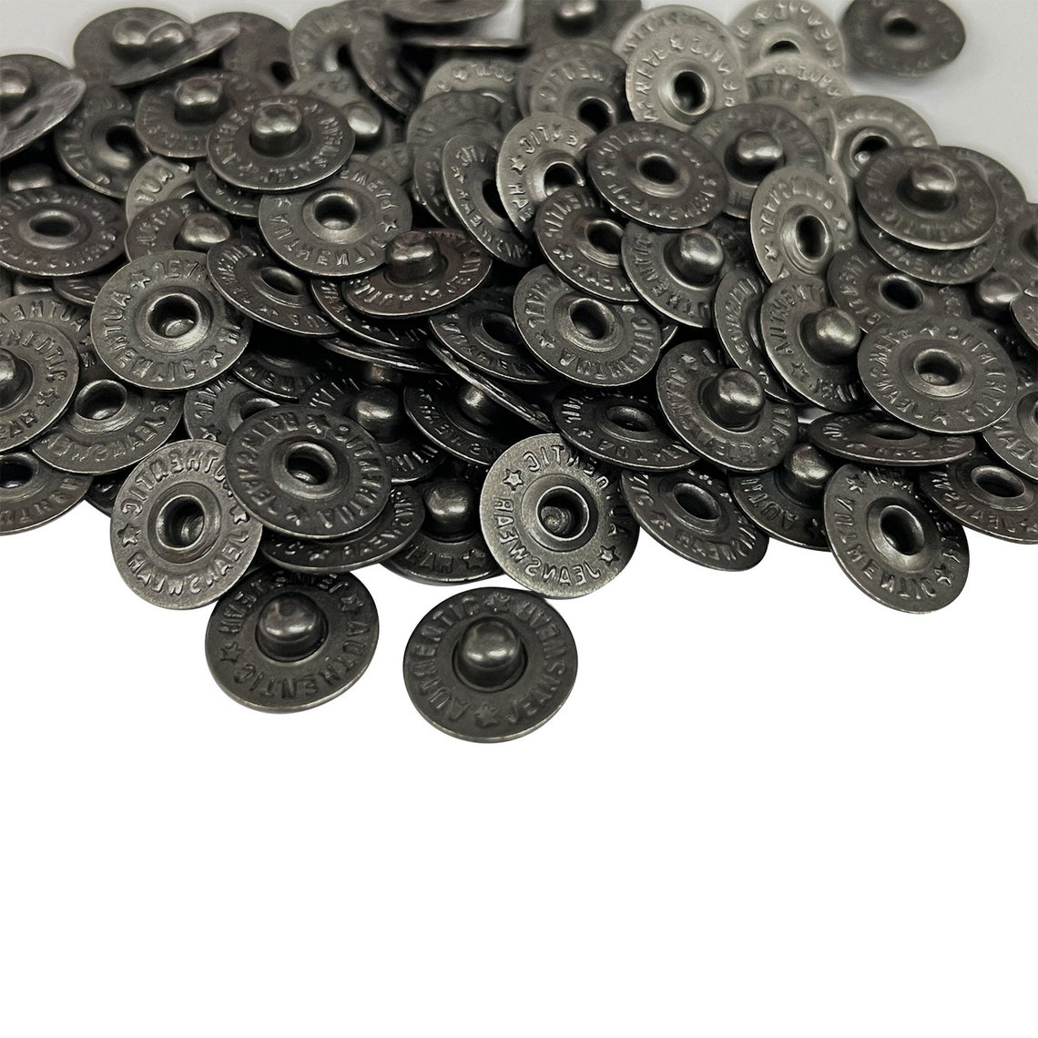 9.5mm Copper/gunmetal Denim Rivets Jeans Button Replacement - Etsy UK