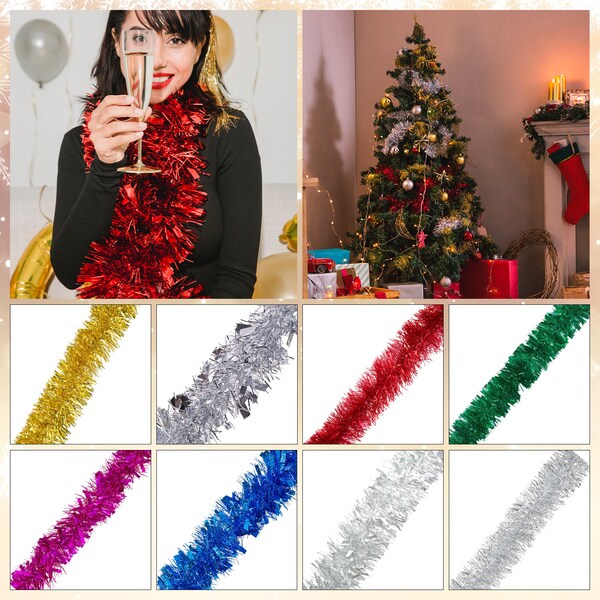 Christmas Tinsel - Etsy