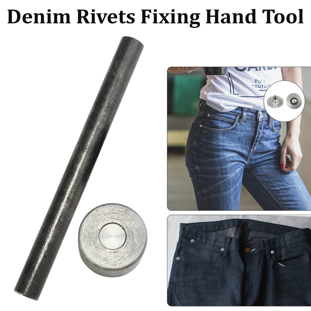 7mm Hat Rivets Fixing Hand Tool, Denim Rivet Buttons Installing Tool ...