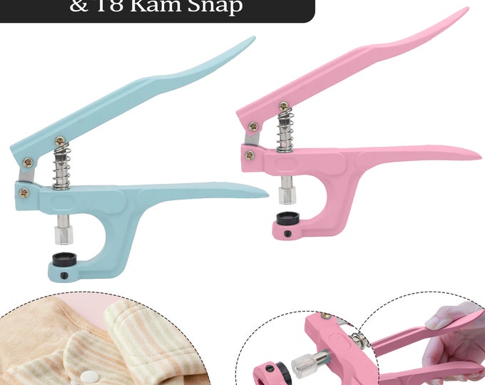Kam Snaps Install Plier T3, T5 & T8 Kam Snaps Button Fastener Setting Tool for Sewing Crafting ...