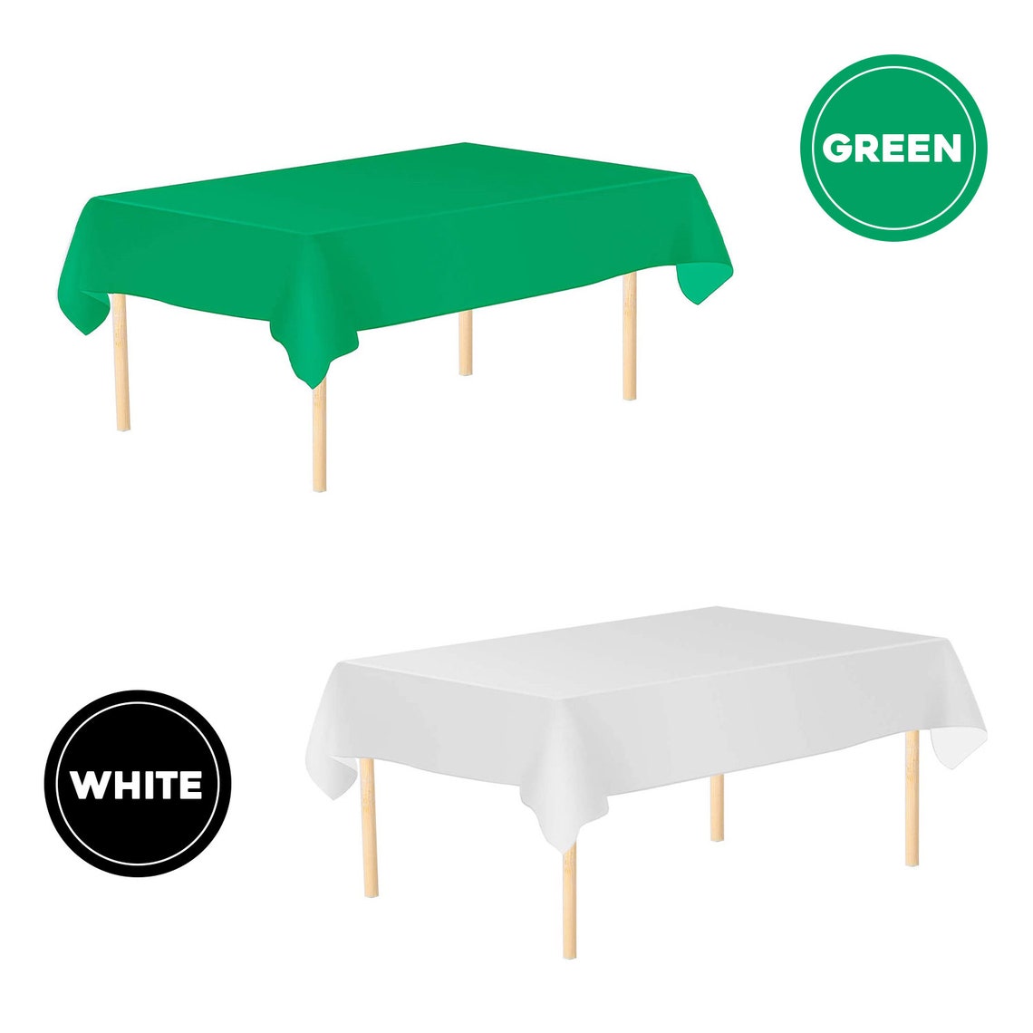 Plastiktischdecke Plastiktischdecke Für Hochzeit Babyparty | Etsy