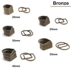 Solid Welded Metal D Ring Fasteners Durable Buckle for Hand - Etsy UK