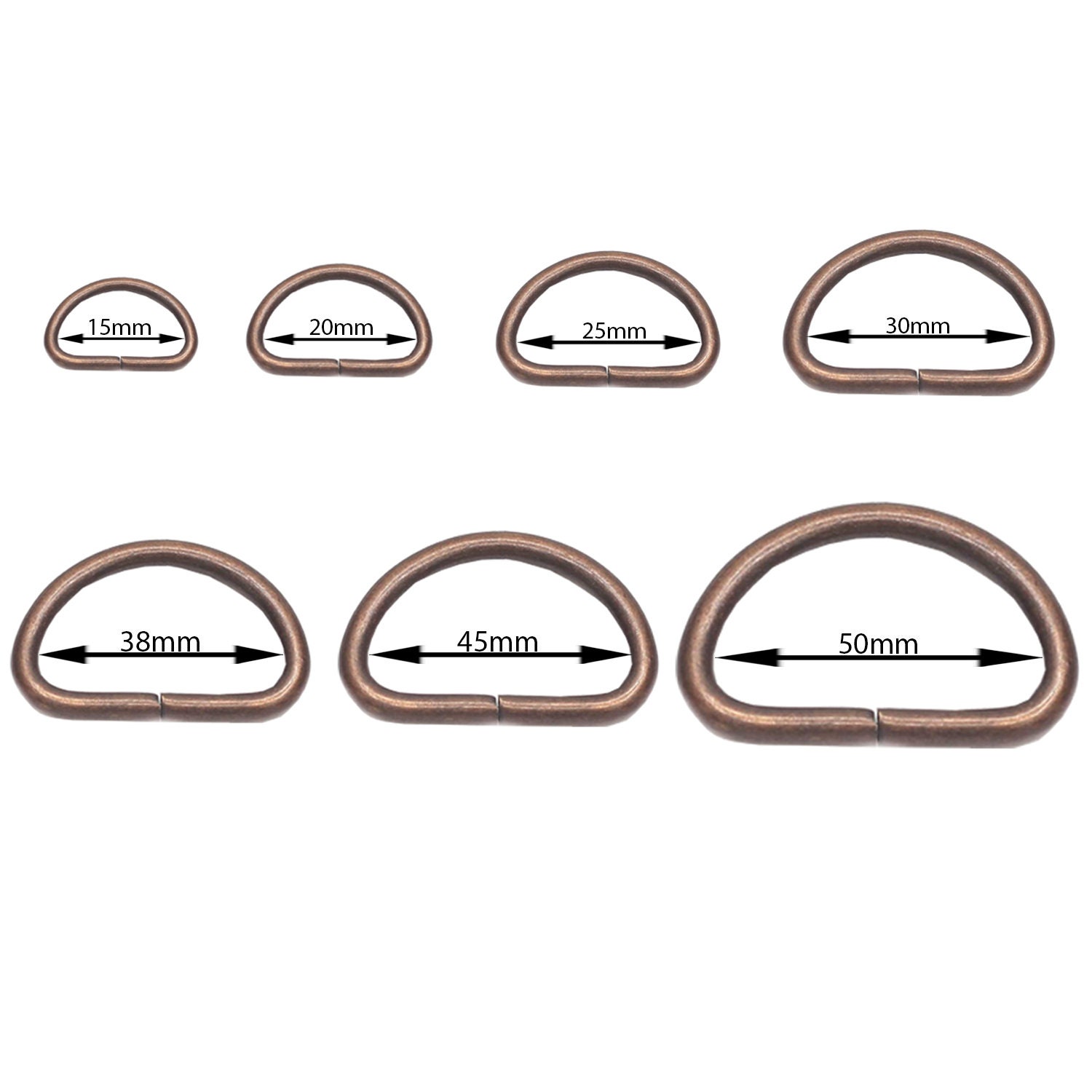 Metal Non Welded D Ring Buckles Assorted Size for Hand Bag - Etsy UK