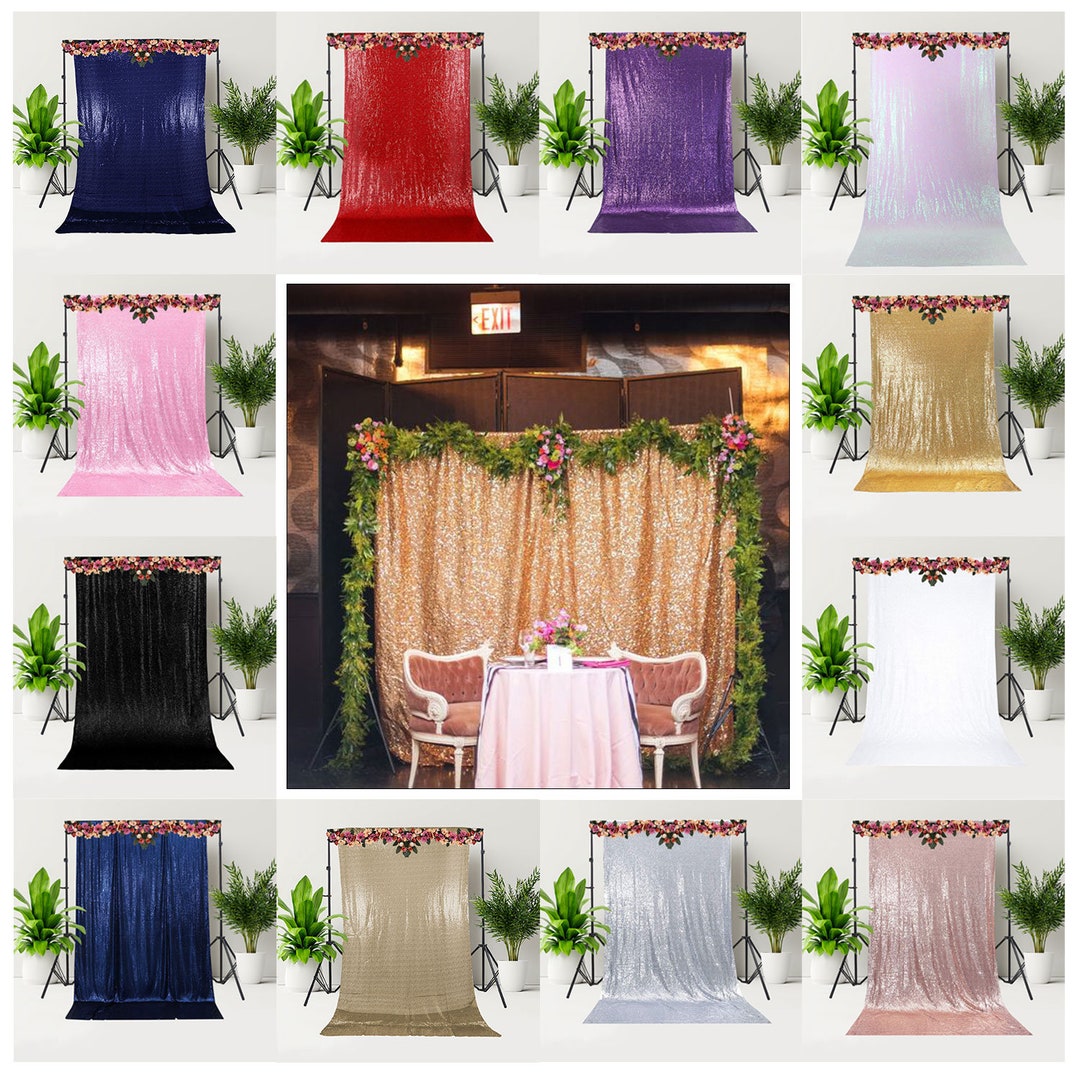 Sequin Backdrop Shiny Glitter Photography Background Photo Booth ...