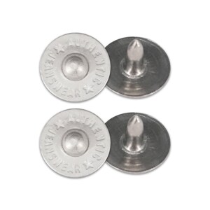 9.5mm Copper/gunmetal Denim Rivets Jeans Button Replacement Washable ...