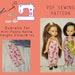 Pinafore for Mini Paola Reina PDF Sewing Pattern for Doll 8 Inches ...