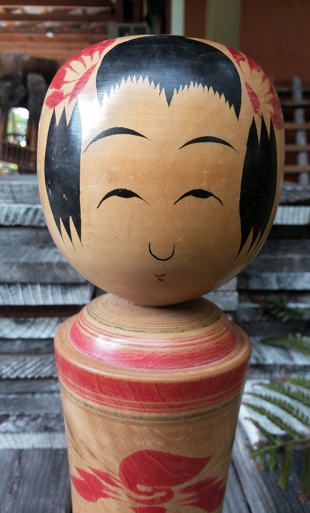 Handmade Vintage Japanese Kokeshi Doll. 12" Artisit Signed - Etsy