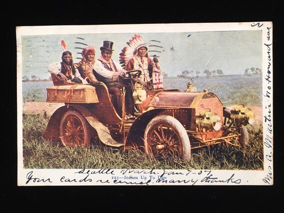 1905 Geronimo Wearing Top Hat | Etsy