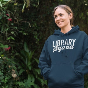 Library Squad Fleece Pullover Hoodie | Super-soft and Vintage-feel ...