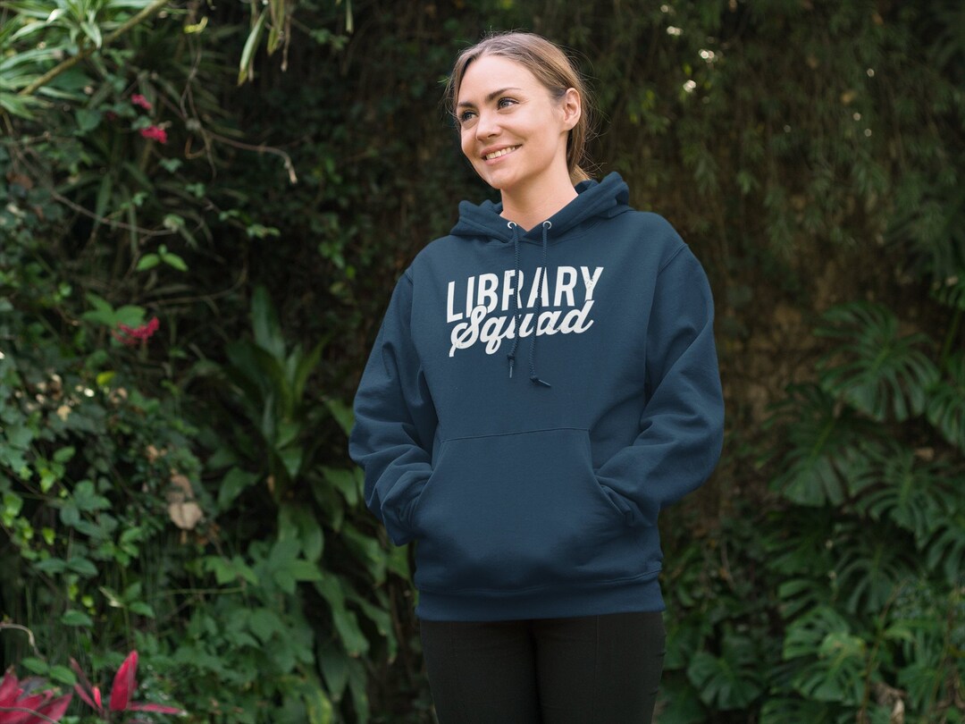 Library Squad Fleece Pullover Hoodie | Super-soft and Vintage-feel ...
