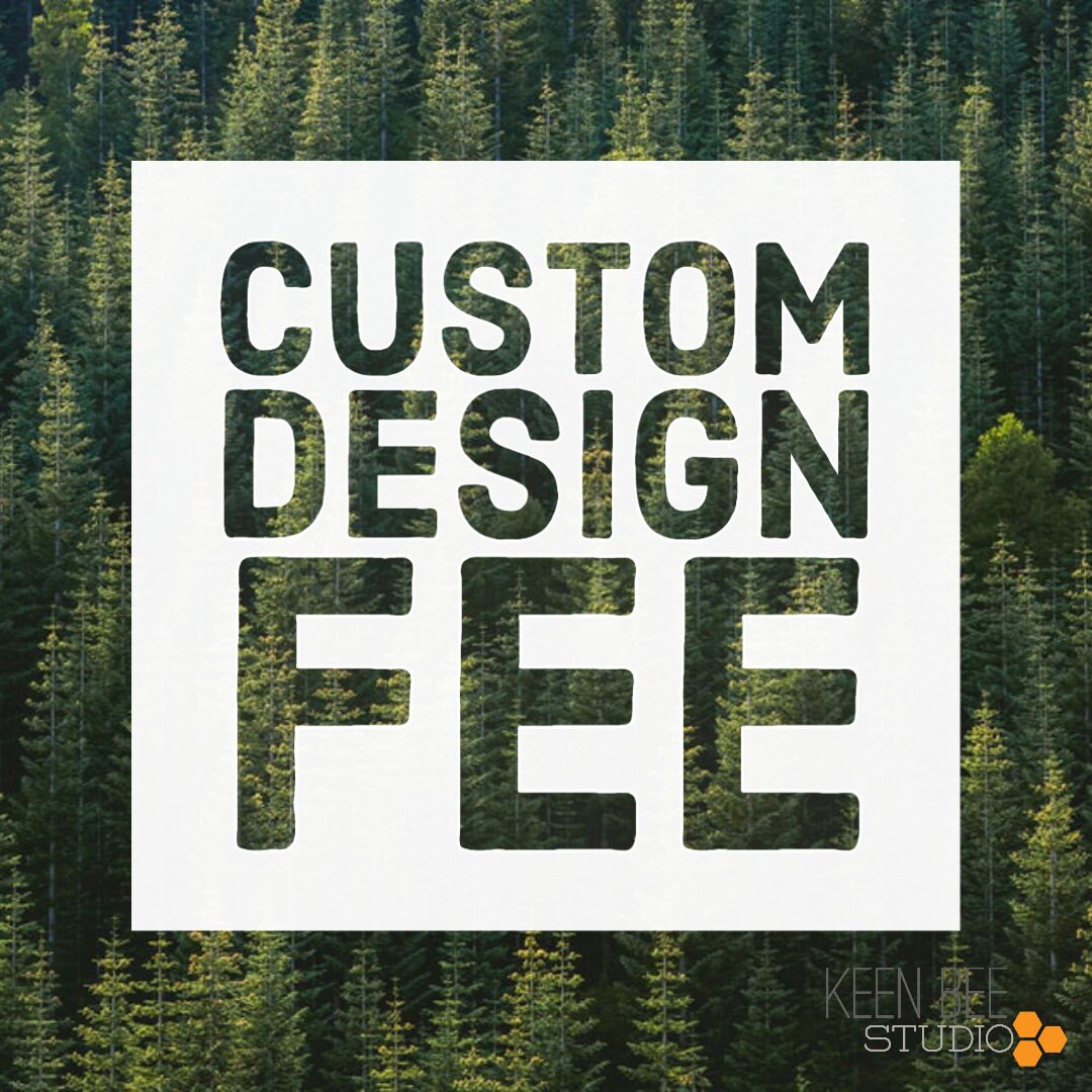 Custom Design Fee Add-On - Etsy.de