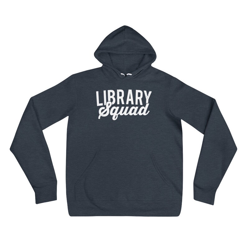 Library Squad Fleece Pullover Hoodie Super-soft and - Etsy