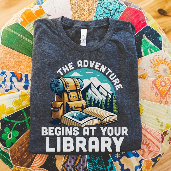 Library Tshirt - Etsy
