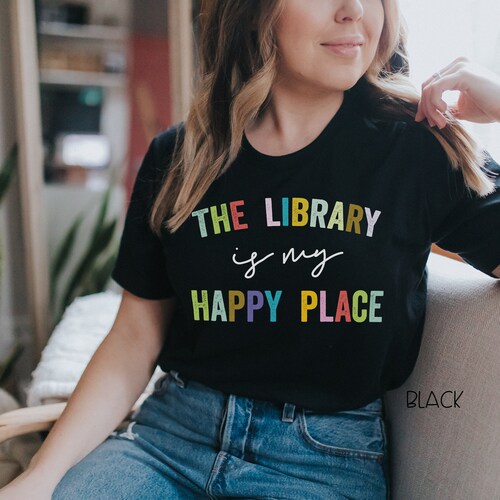 Librarian Shirt Cute Librarian Tshirt Gift for Librarian - Etsy