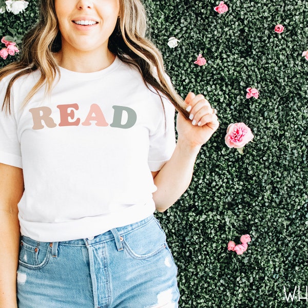 Reading T Shirt - Etsy