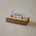 Counter Sign, Card Display Stand, Retail Price Sign Made From Solid Oak ...