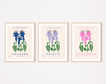 Custom Trendy University Prints Wall Gallery Set of 6 - Etsy