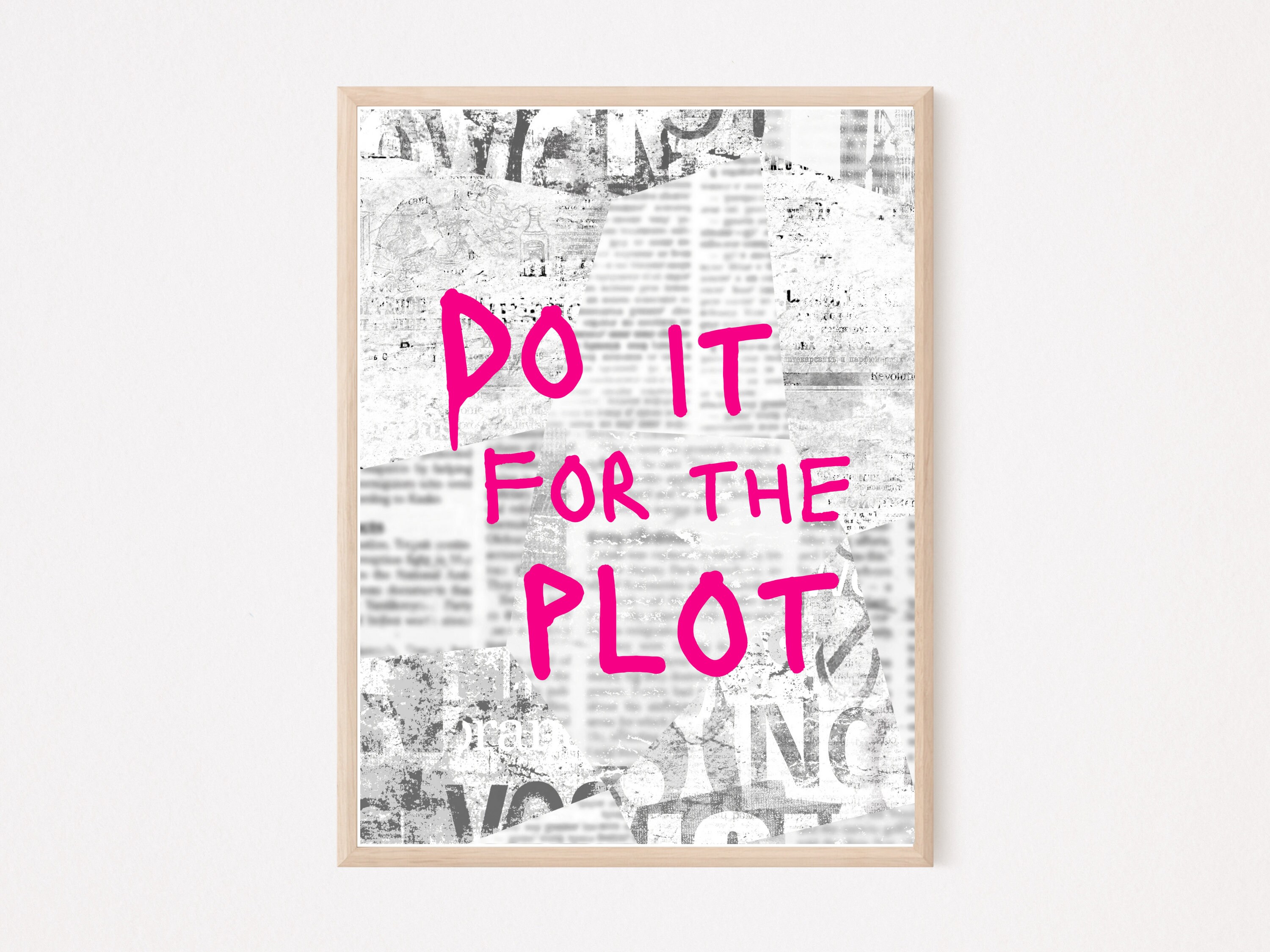 Custom Newspaper Quote Print Personalized Gallery Decor Digital ...