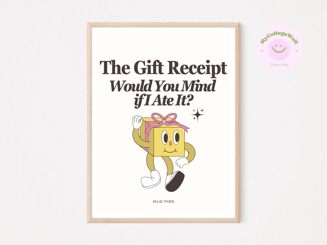 Tim Robinson ITYSL Gift Receipt Poster | Retro Comedy Art (digital ...