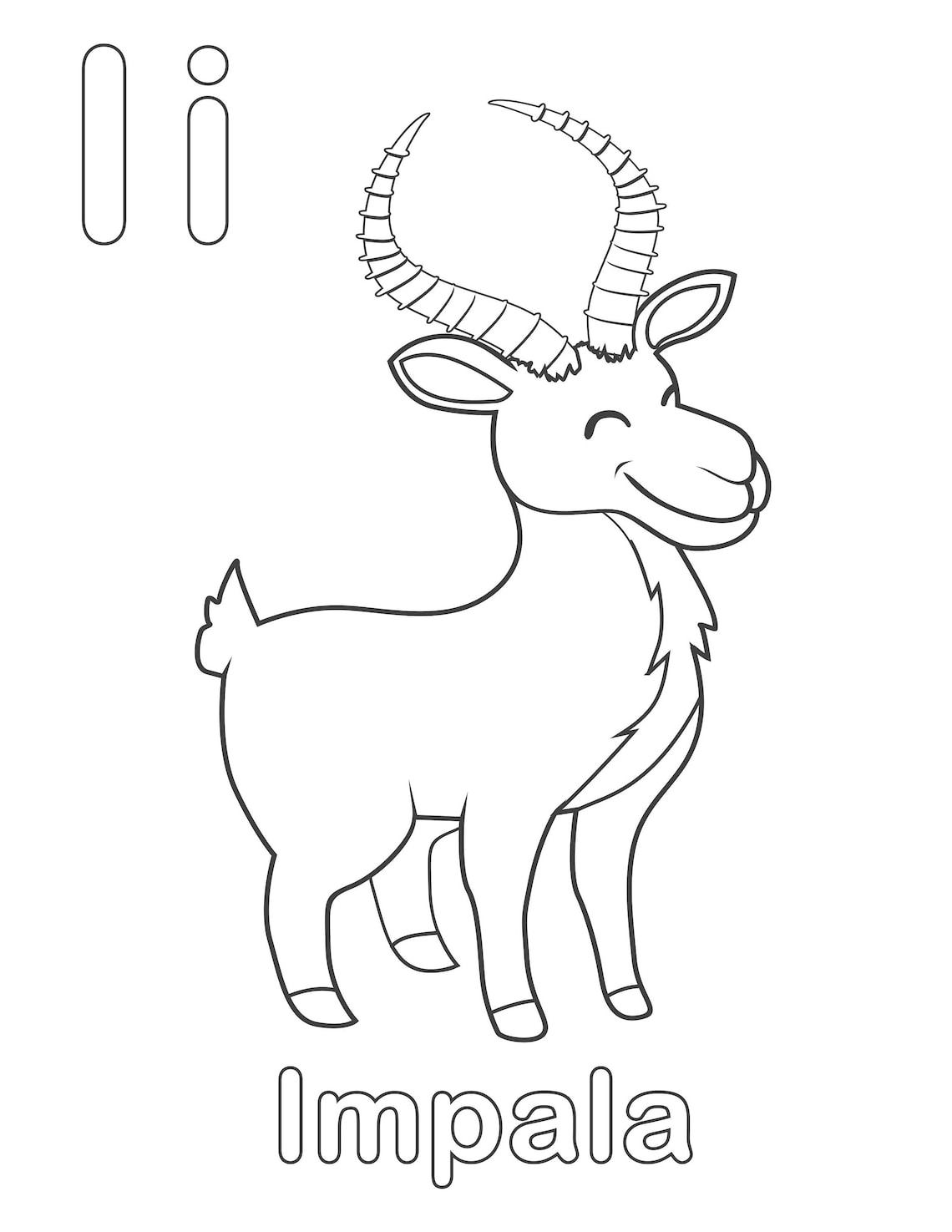 Preschool Kindy Coloring Alphabet Sheet - Etsy