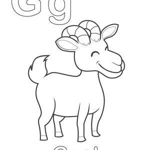 Preschool Kindy Coloring Alphabet Sheet - Etsy